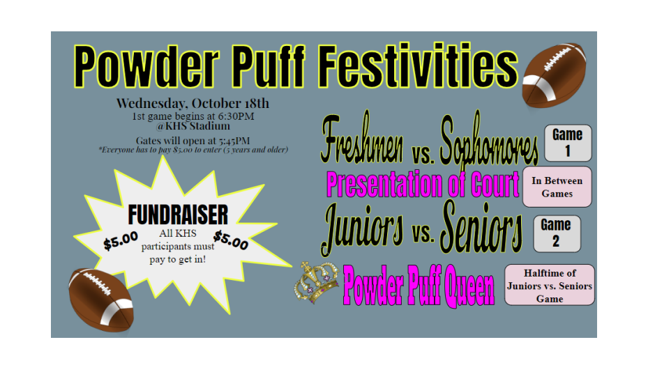 KHS Powder Puff Festivities | Kaplan High School