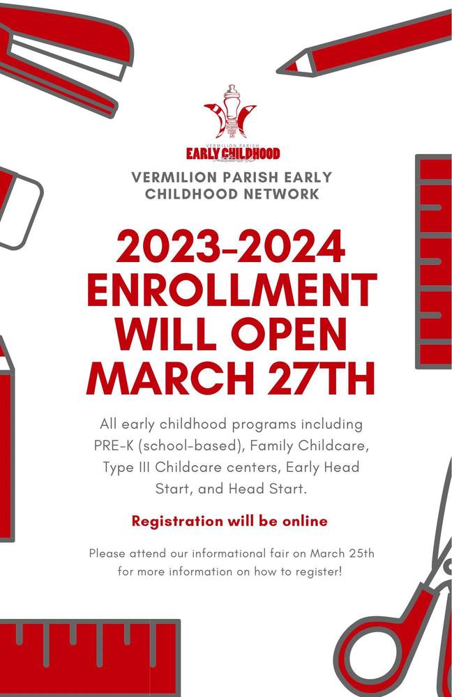 PreK and Early Childhood Registration 2023-2024 | Kaplan Elementary